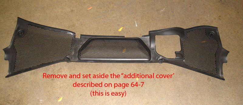 How to remove the Plenum Chamber Cover (pictures) | VW Vortex - Volkswagen Forum