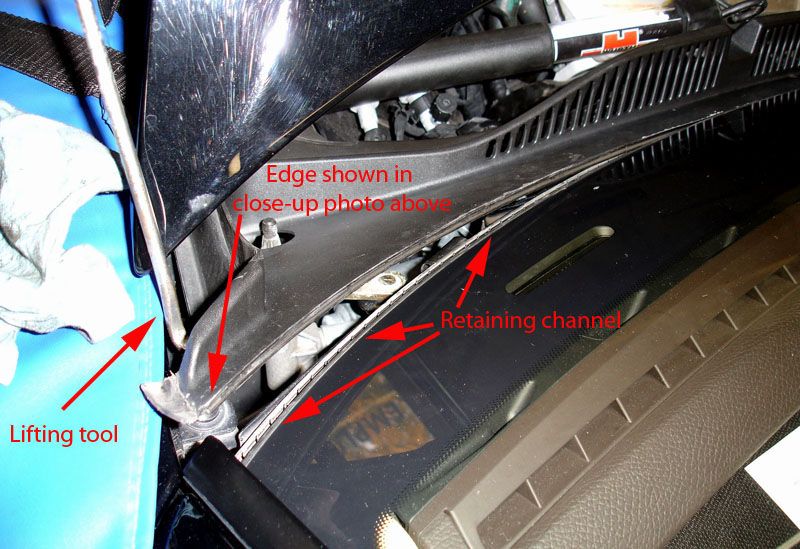 How to remove the Plenum Chamber Cover (pictures) | VW Vortex - Volkswagen Forum